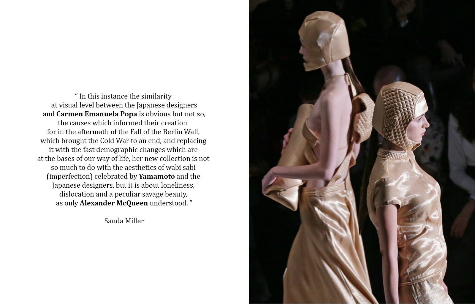 Carmen Emanuela Popa - SANDA MILLER Returns To WOMAN N